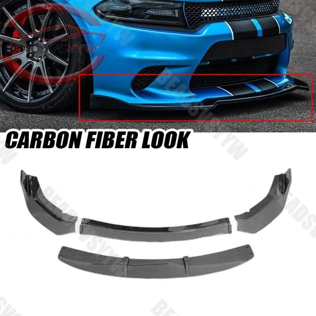 FOR 2020-2023 DODGE Charger SRT Hellcat Scat Widebody Front Bumper Lip ...