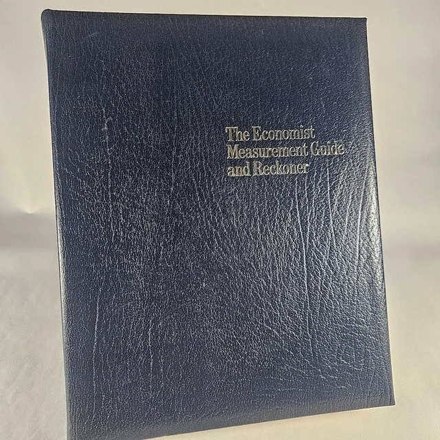 THE ECONOMIST MEASUREMENT Guide & Reckoner – Vintage Hardcover (Gilt ...