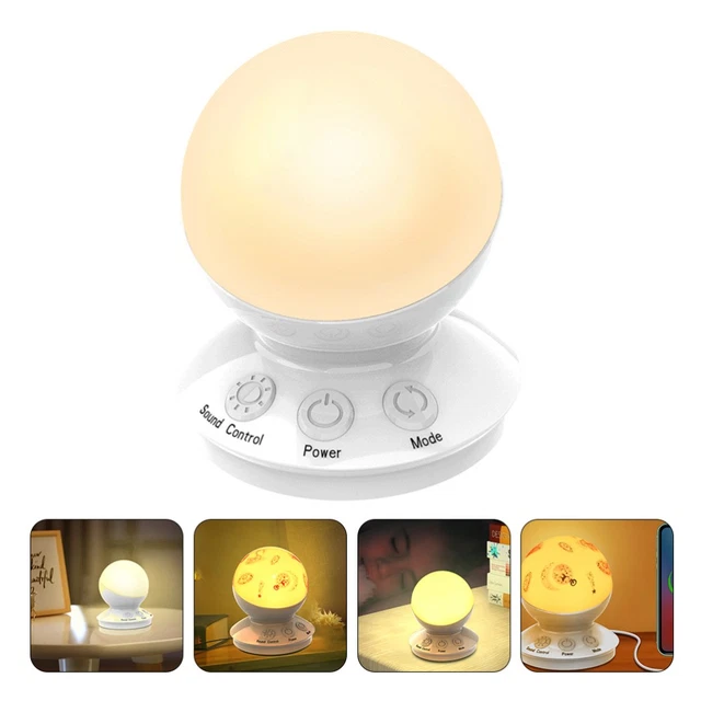 1 PC LED Voice Controlled Night Light RGB Table Light Ball Shape Lamp ...