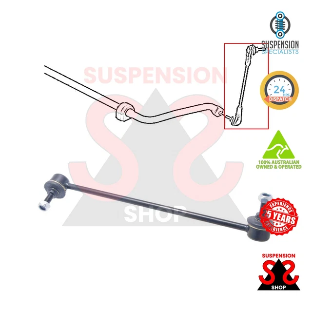 FRONT AXLE LEFT Link Pin/Drop Link, Stabiliser Bar Suit BMW 3 Series 320 d 3 $44.40 - PicClick AU