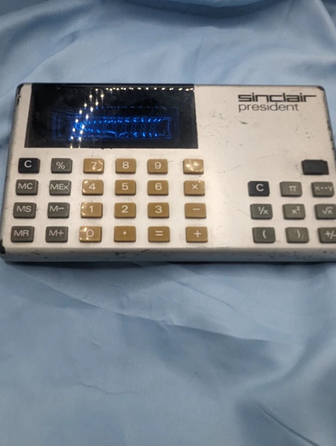 CALCULATRICE RÉTRO VINTAGE années 1970 Sinclair President EUR 6,03 ...