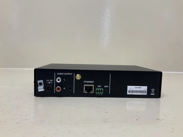 ECLER EPLAYER1 NETWORK Audio Player AirPlay DLNA Internet Radio USB BGM ...