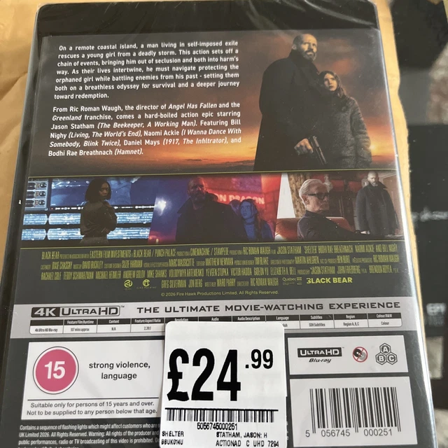 4K UHD BLU-RAY Shelter Brand New Sealed Uk Stock £17.66 - PicClick UK