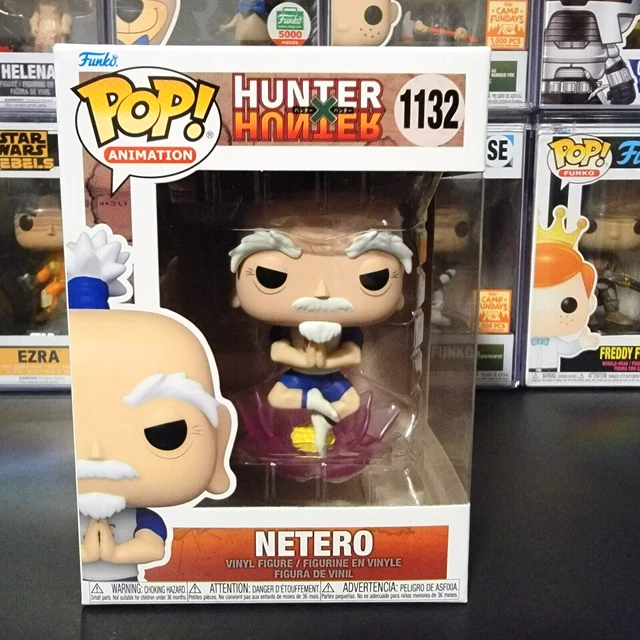 FUNKO POP ANIMATION Hunter x Hunter Netero #1132 Figure With Protector ...
