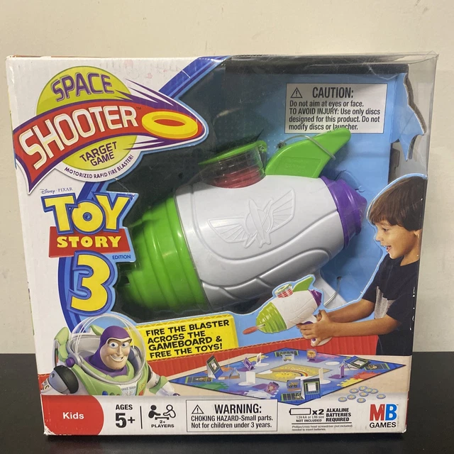 NEW MB TOY Story 3 Space Shooter Target Game Rapid Fire Blaster Safe ...