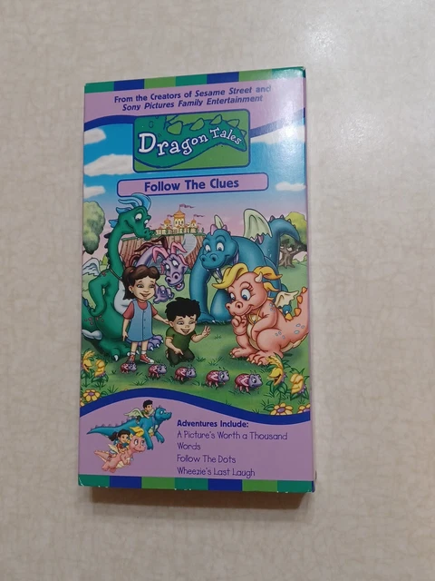 DRAGON TALES VHS Tape Follow The Clues PBS Kids £14.27 - PicClick UK