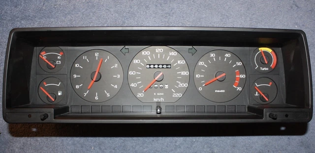 VOLVO 760 TURBO 1983/84 original Instrument cluster Tachometer ...