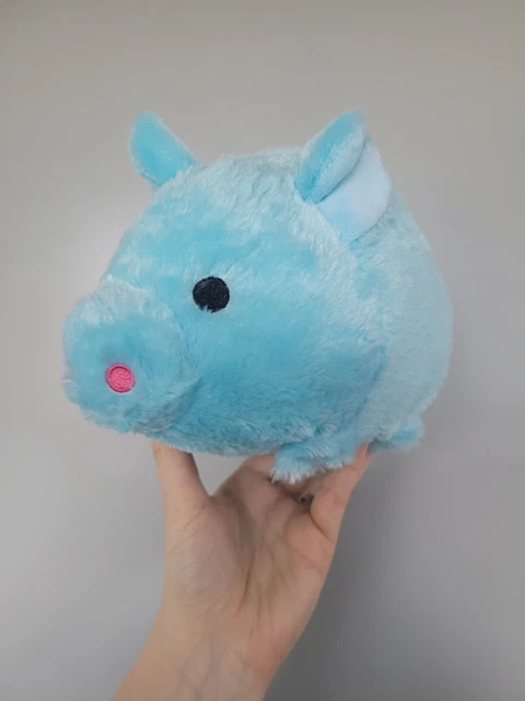 CUTE BLUE PIG Soft Toy Stuffed Animal Flying Tiger Denmark £10.00 ...