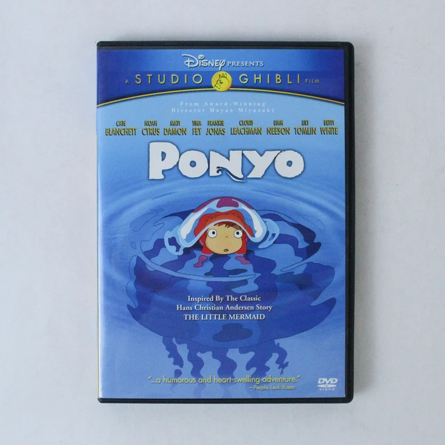 PONYO DVD 2009 Movie Disney Studio Ghibli Animated Cate Blanchett £13. ...