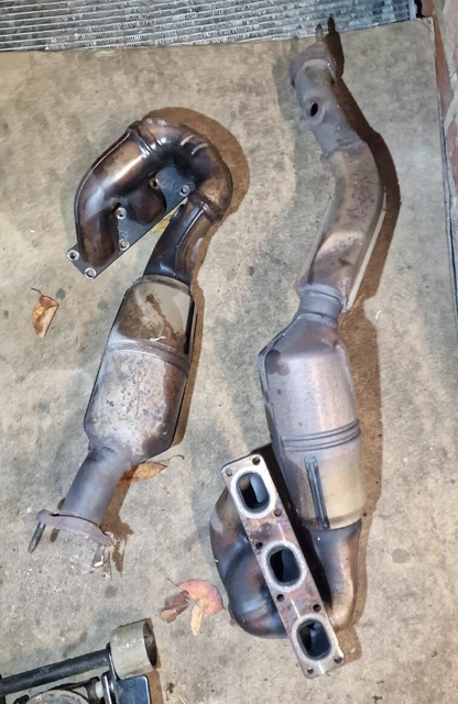 BMW E39 M54 Exhaust Manifolds With Catalytic Converters Cats 520i 525i ...
