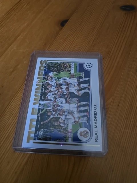 TOPPS UCL FLAGSHIP 2024-25 Title Winners Real Madrid EUR 1,00 - PicClick DE