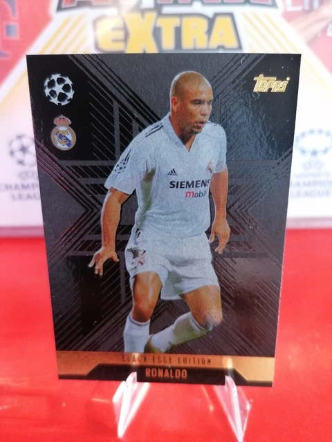 RONALDO BLACK EDGE Edition Card #BLA 6 - Topps Match Attax Extra 2024/ ...