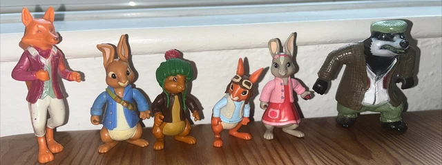 PETER RABBIT CBEEBIES Figure Toy Bundle Tommy Brock Mr Tod Lily Nutkin ...