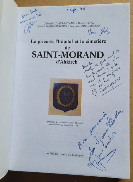 LE PRIEURE, L'HOPITAL et le cimetiere de Saint-Morand d'Altkirch CLAERR ...
