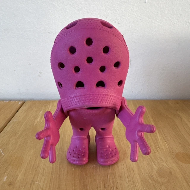 CROCS CROSLITE GUY Figure Fuchsia Shop Advertising Rare H 5 in W 2.7 in ...