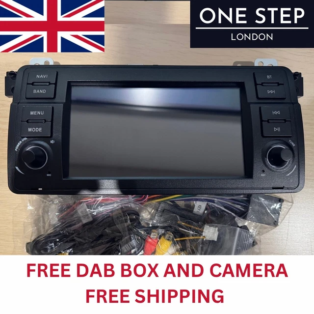 NEW BMW E46 CarPlay Android Auto Head Unit Radio Stereo Bluetooth GPS ...