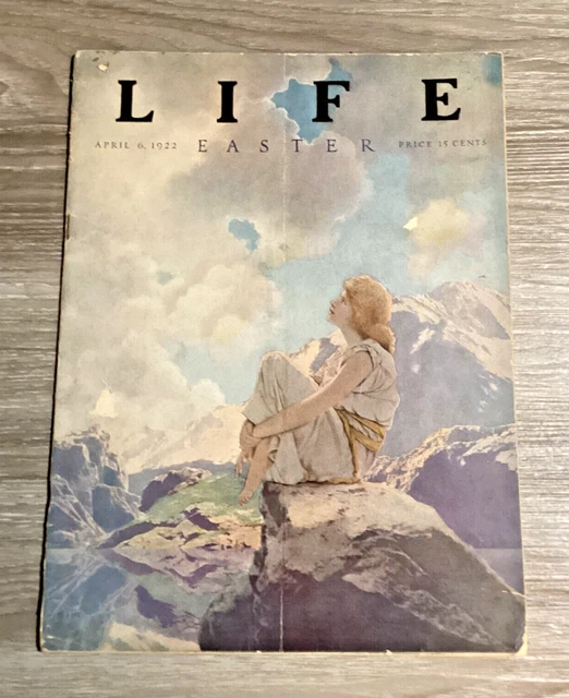LIFE MAGAZINE APRIL 6, 1922 RARE Maxfield Parrish Easter VG £87.29 ...