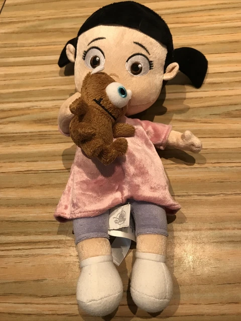DISNEY STORE BOO Girl With Little Mikey Monster Plush Soft Toy Monsters ...