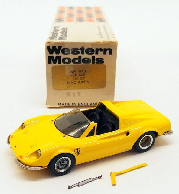 WESTERN MODELS 1/43 Scale WP107X - Ferrari 246 GT Dino Open - Yellow ...