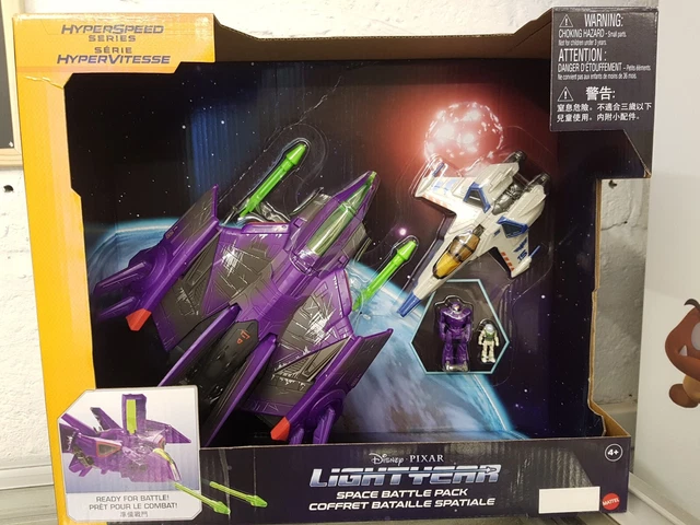 MATTEL DISNEY PIXAR Lightyear Hyperspeed Series Space Battle Pack ...