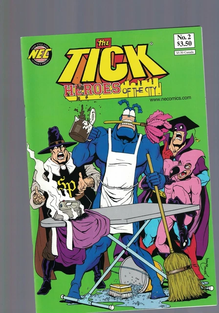 NEC COMIC THE Tick Heroes of the City No. 2 March 1999 $3.50 USA £2.69 ...