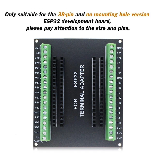 Esp32 Expansion Board Nodemcu 32s Lua 38pin Gpio Module Expansion