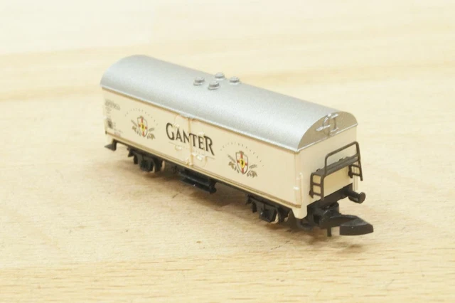 MÄRKLIN MINICLUB KÜHLWAGEN Bierwagen "GANTER" Typ Ibis N° 11 80 806 2 ...
