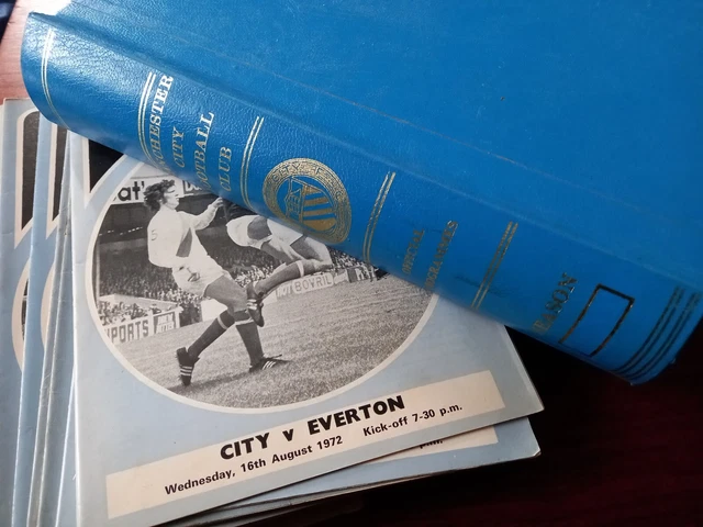 MAN. CITY MATCH Programmes X 26 And Folder 1972/73 Season £12.99 ...