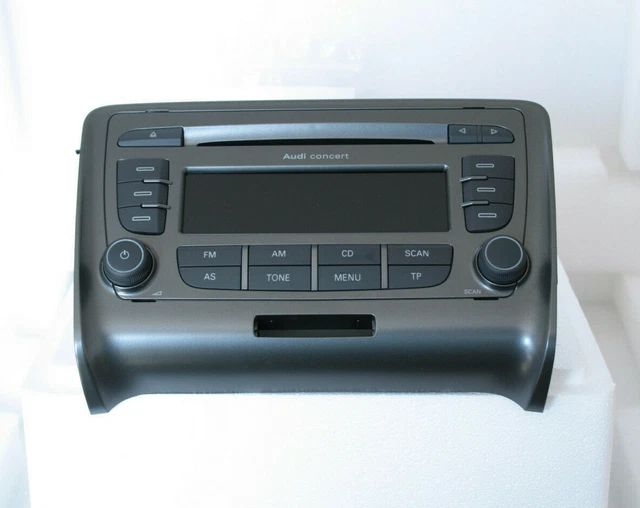 AUDI TT TTS 8J Coupe Roadster Autoradio CONCERT II+ CD MP3 8J0057186L mit Code EUR 299,01 ...