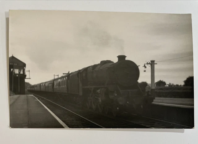 LMS RAILWAY LOCOMOTIVE Photograph - Hest Bank Station - F140 £2.99 ...