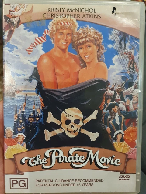 THE PIRATE MOVIE RARE DVD KRISTY McNICHOL & CHRISTOPHER ATKINS GILBERT ...