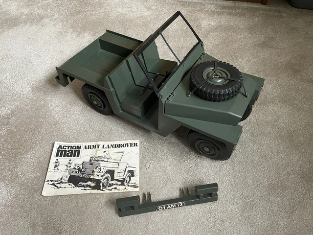 VINTAGE ACTION MAN Palitoy Land Rover £20.00 - PicClick UK