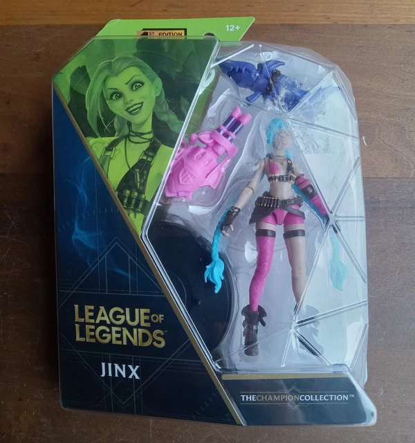 LEAGUE OF LEGENDS 4-Inch Jinx Collectible Figure Premium Details NEW ...
