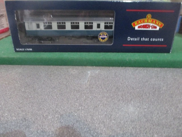 BACHMANN BR MK1 So 2Nd Open Coach Br Blue/Grey Cat No.39-050 £35.00 ...
