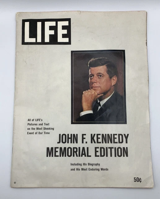 LIFE MAGAZINE 1963 President John F Kennedy JFK Memorial Edition ...