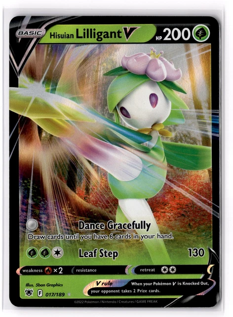 HISUIAN LILLIGANT V 017/189 SWSH10: Astral Radiance Holo LP $3.53 ...