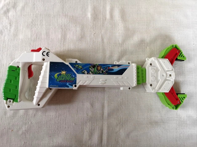 TOY STORY BUZZ Lightyear Laser Blast extendable arm grabber 2001 robot ...