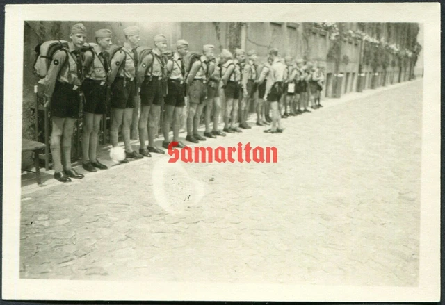 G2/5 WW2 ORIGINAL Photo Of German Wehrmacht Boy Scouts EUR 8,37 ...