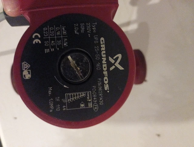 POMPE DE CHAUDIERE circulateur GRUNDFOS UPS 25-50 160, d'occasion EUR 47,99 - PicClick FR