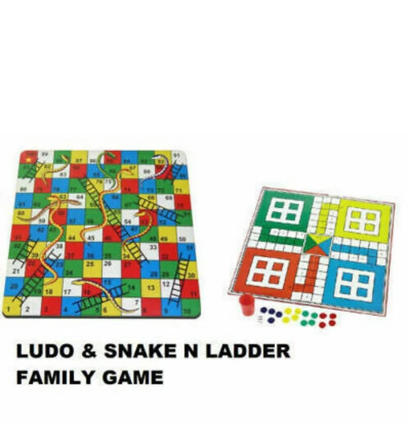 LUDO SNAKE AND Ladder Game Board Set Card Board Game Indoor Children Play Set 12 28 PicClick