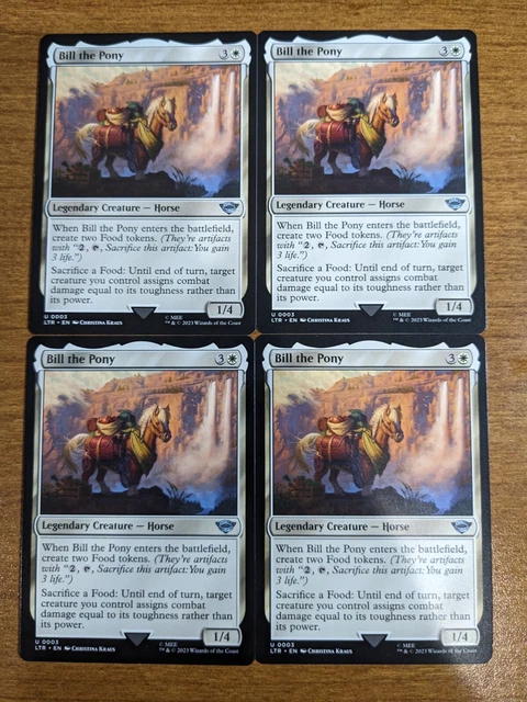 MTG THE LORD of the Rings Bill the Pony (4 pcs.) $1.10 - PicClick