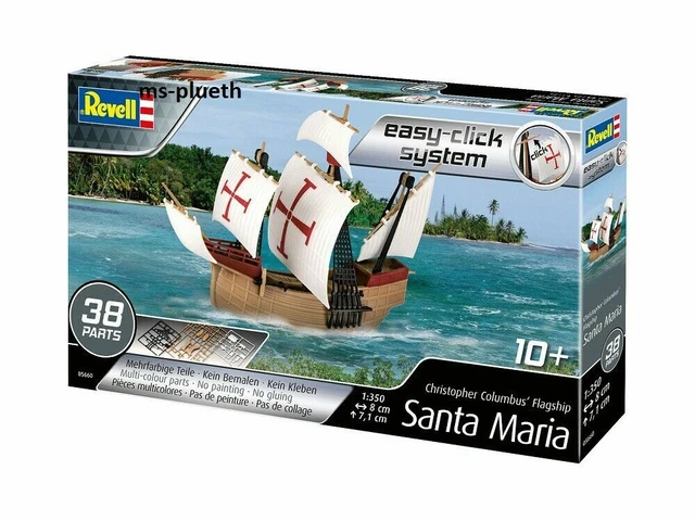 REVELL BAUSATZ SANTA Maria easy-click-System, kein Klebstoff notwendig ...