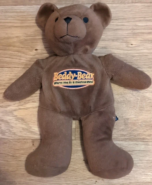 INTELEX BEDDY BEAR Microwavable Brown Bear Bean Filled Soft Plush Toy ...