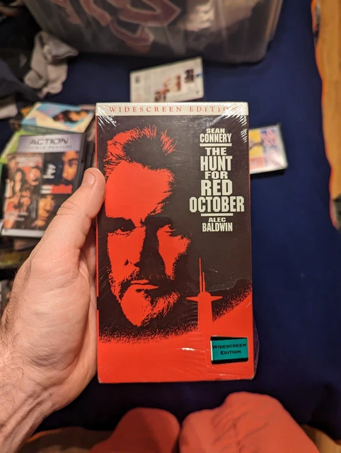 THE HUNT FOR Red October (VHS, 1990, Widescreen) sealed. Never opened £ ...
