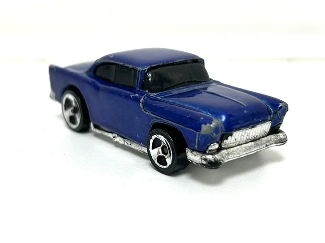 MATTEL HOT WHEELS '57 Chevy Blue Diecast Toy Car Vintage Collectible ...