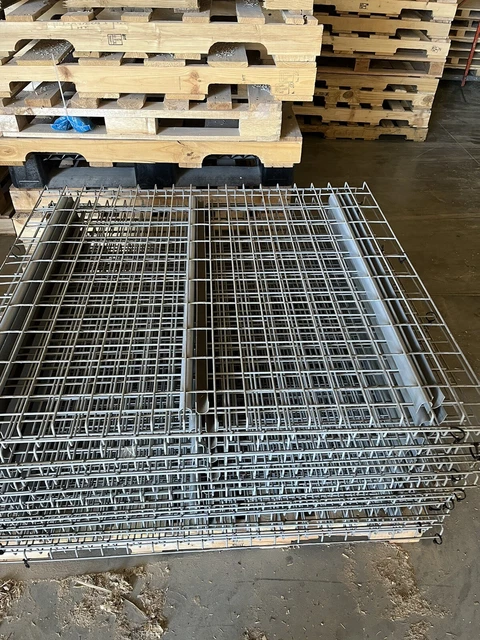 PALLET RACK RACKING Shelf Wire Deck Decking Mesh 42" x 46" Waterfall ...