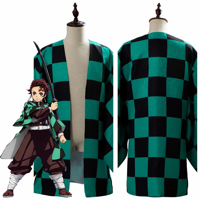 DEMON SLAYER:KIMETSU NO Yaiba Tanjiro Kamado Coat Suit Cosplay Costume ...