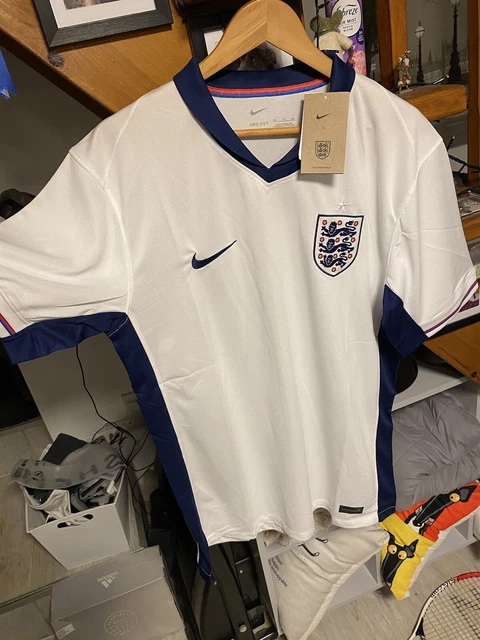 ENGLAND HOME SHIRT 2024/25 - Euro 24 Football - Mens Size large BNWT EUR 27,02 - PicClick DE
