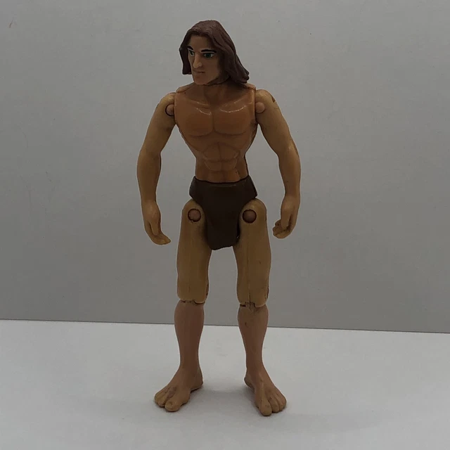 VINTAGE 1999 DISNEY’S Tarzan McDonalds Posable Tarzan Figurine Happy ...