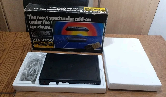 VINTAGE PRISM VTX 5000 Modem for Sinclair ZX Spectrum £20.00 - PicClick UK